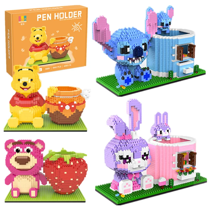 21-Style-Disney-Anime-Diamond-Building-Blocks-Mickey-Mouse-Minnie-Model ...