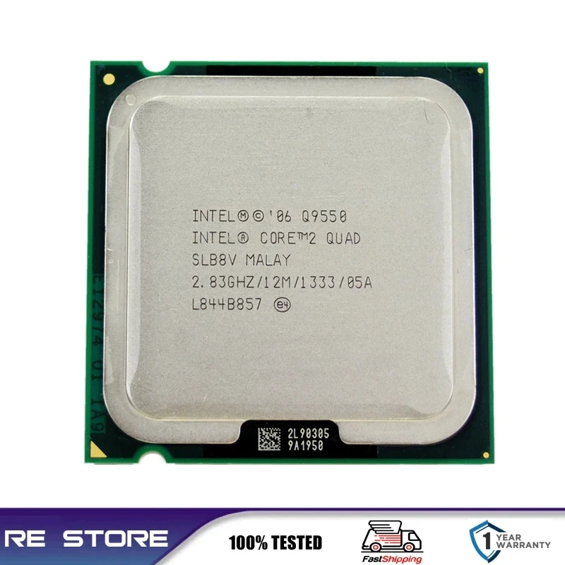 Intel Core 2 Quad Q9550 2.83GHz LGA 775 cpu processor