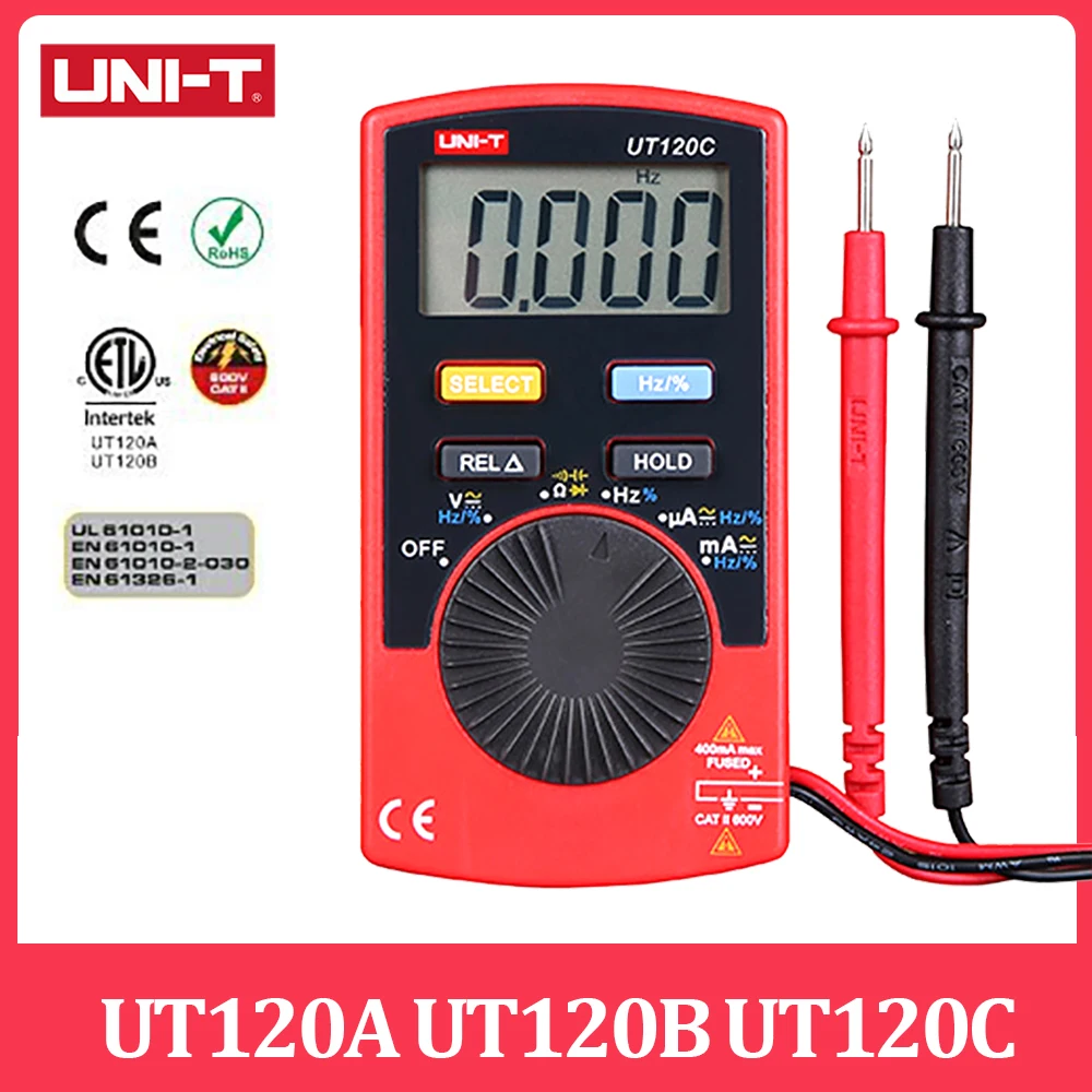 Digital Multimeter Ut120c Uni | Ut120b Multimeter Digital | Uni ...