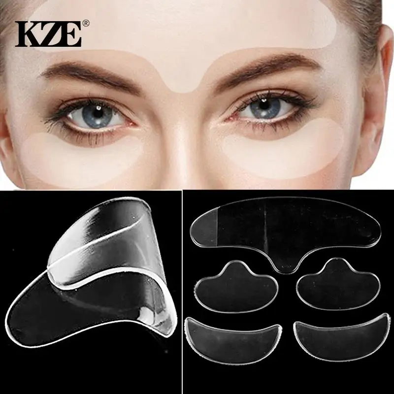 Reusable-Silicone-Anti-wrinkle-Face-Forehead-Cheek-Chin-Sticker-Anti ...