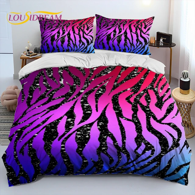 Purple Animal Print Bedding