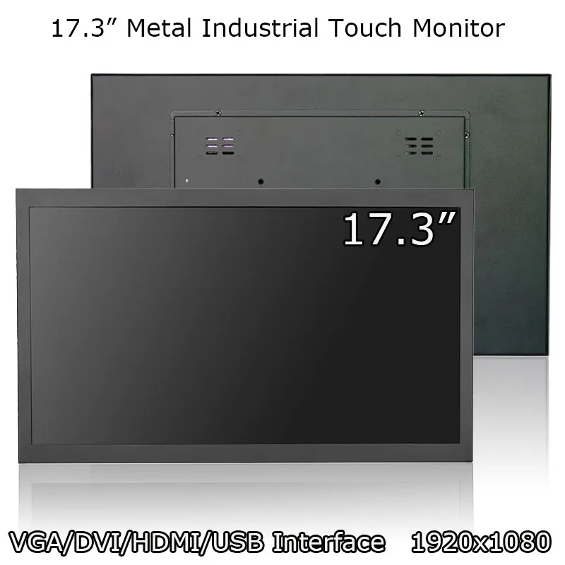 17-Inch-Widescreen-1080P-Wall-Mount-PCAP-Multi-Touch-Screen-Monitor ...