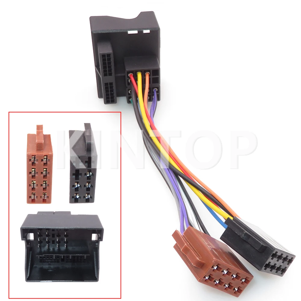 AC Assembly Car Radio ISO Adapter Auto Stereo Wire Adapter Switch Cable ...