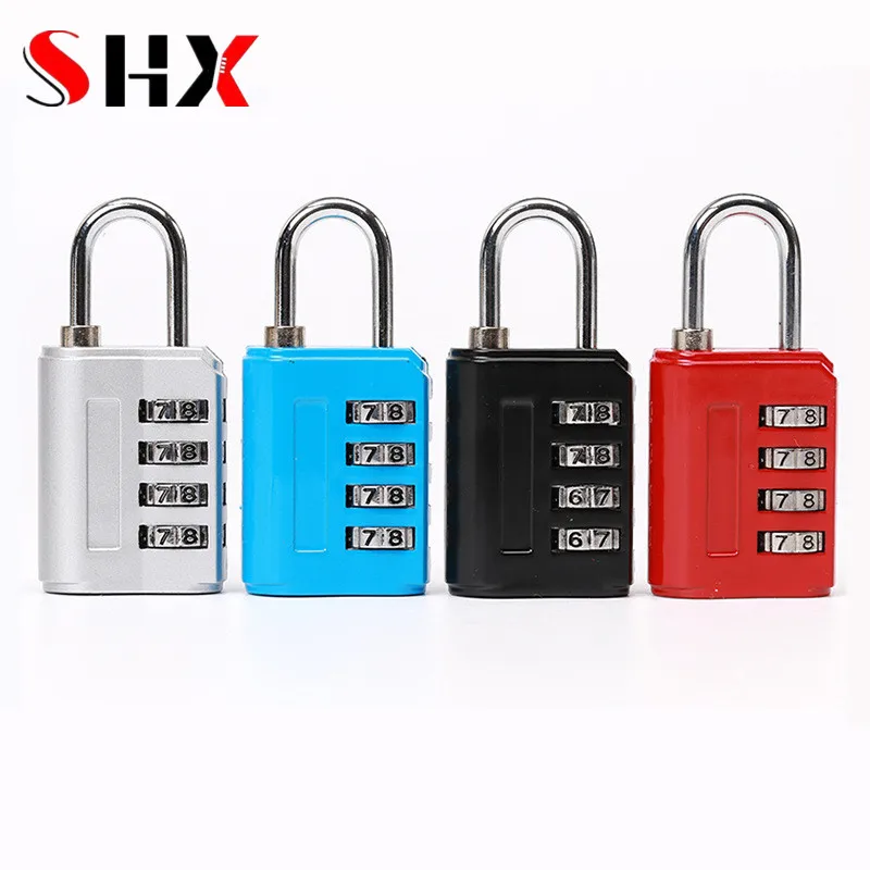 4-Digits-Password-Code-Combination-Padlock-Aluminum-alloy-Suitcase-For ...