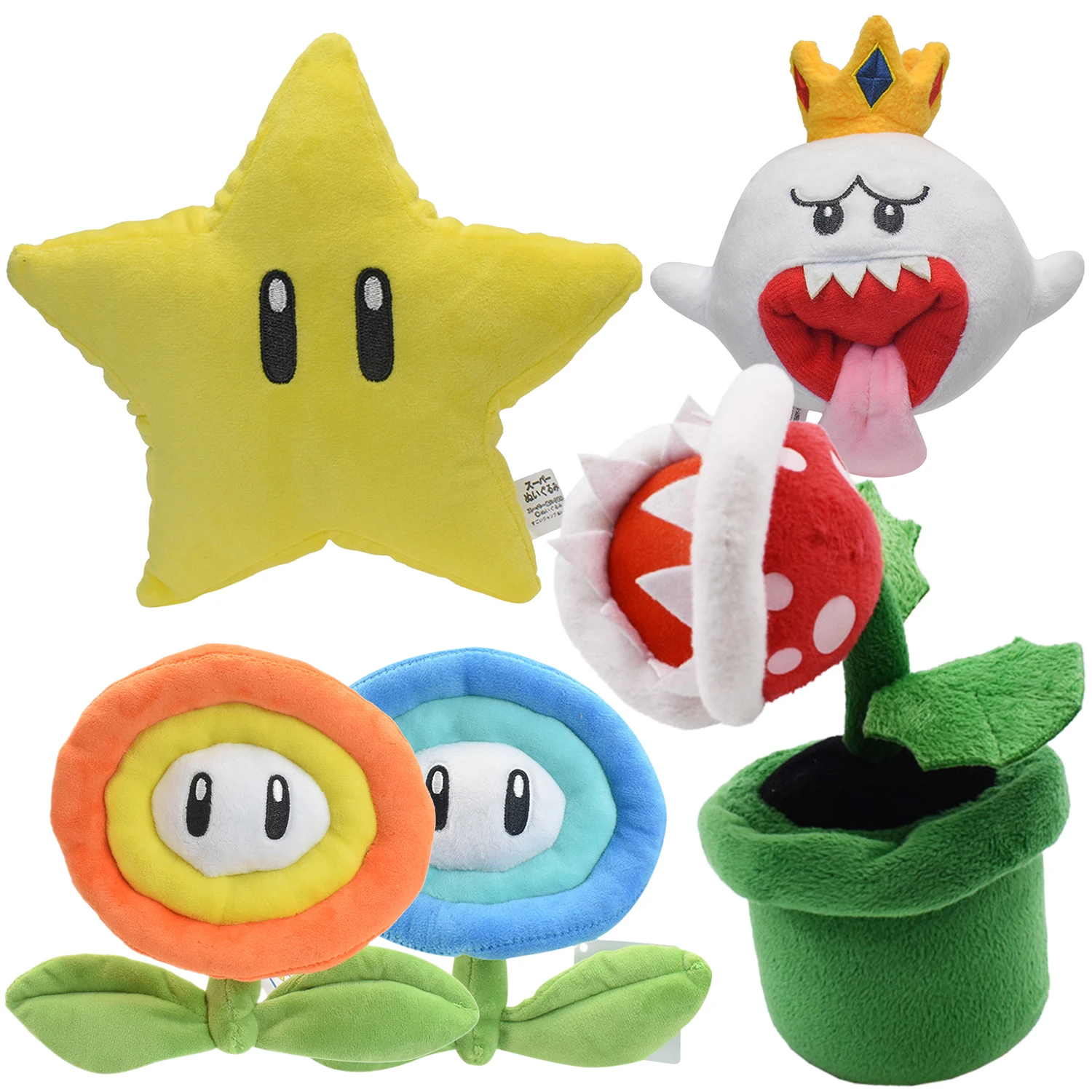 Super Mario Bros Brinquedos macios para crianças, bonitinho de anime ...