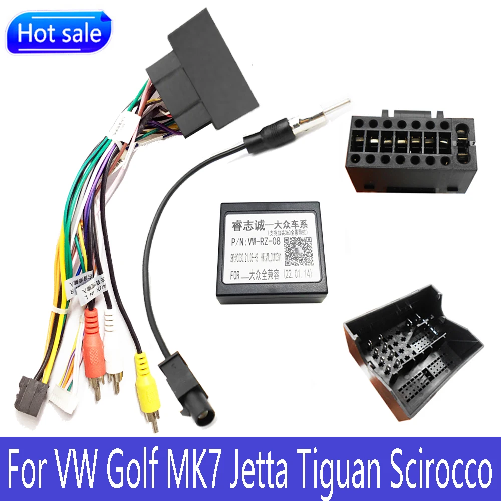 Volkswagen Wiring Harness Adapter Can Bus Box 16 Pin Plug Connector Car ...