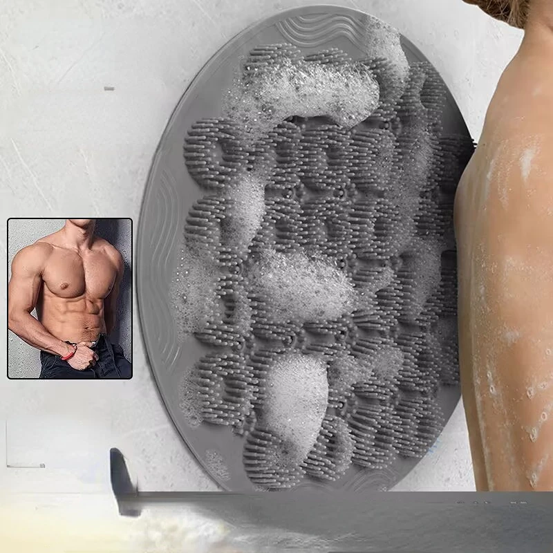Exfoliating-Shower-Massage-Scraper-Bathroom-Non-slip-Bath-Mat-Back ...