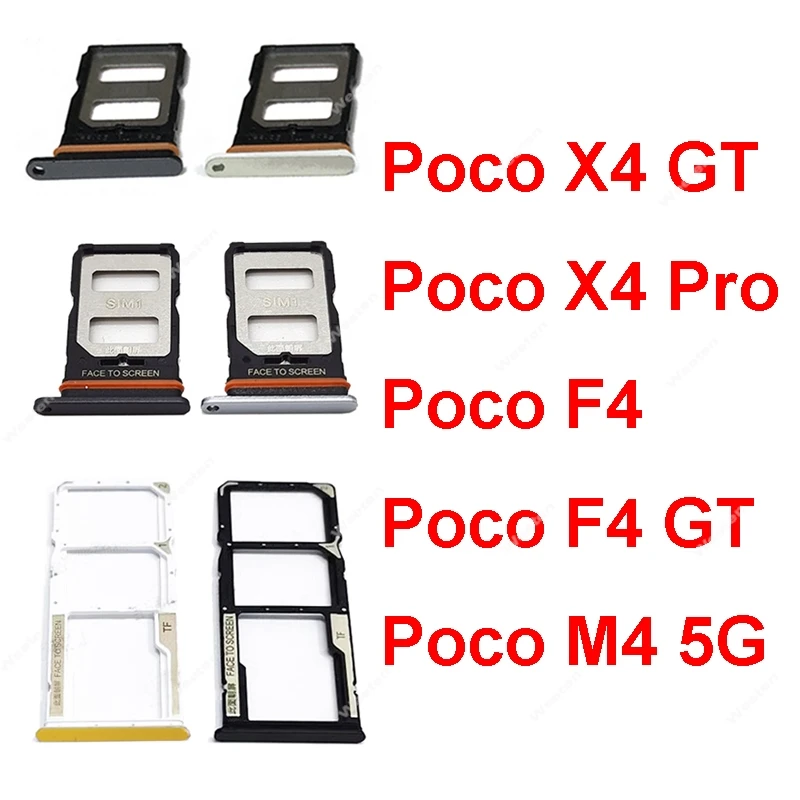 For Xiaomi Poco X4 GT X4 Pro F4 GT M4 5G Sim Card Tray SIM Card Slot ...