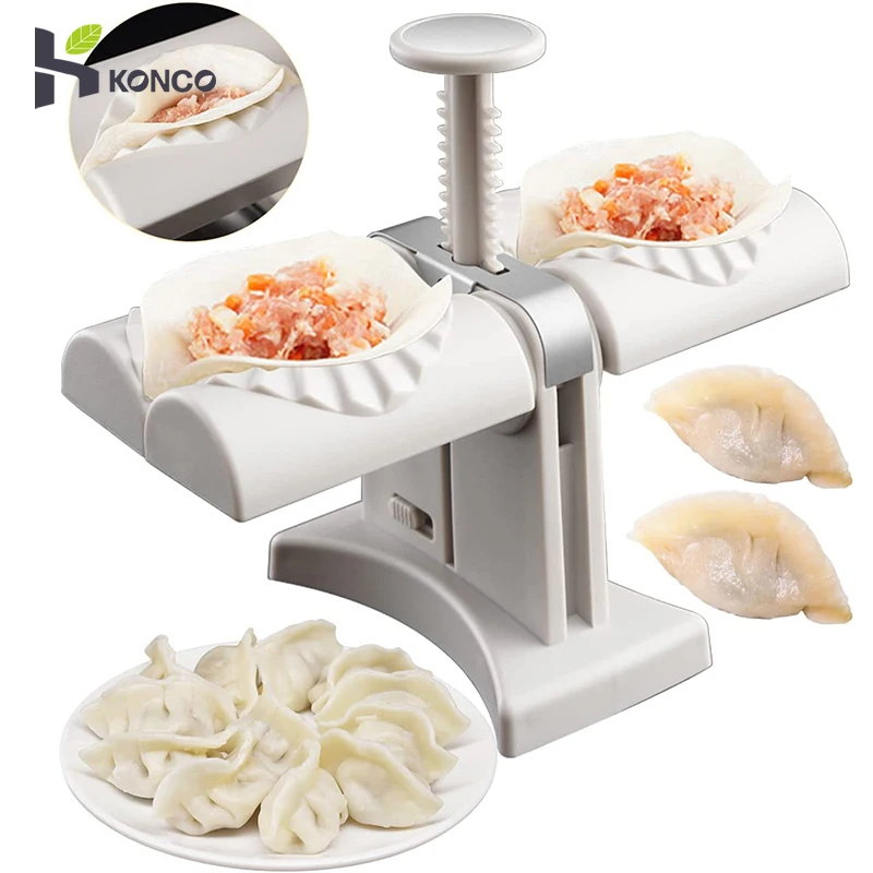 Dumpling-Maker-Machine-Kitchen-Gadget-Double-Head-Automatic-Dumpling ...
