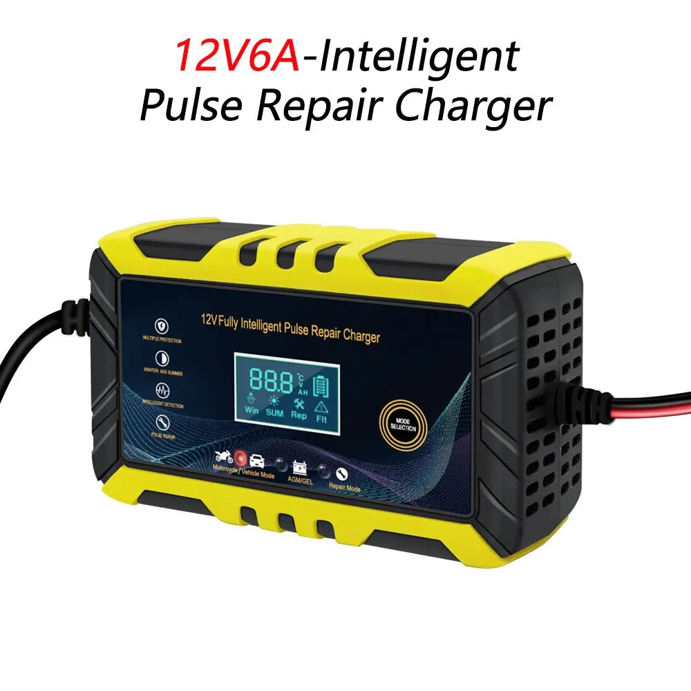Car-Battery-Charger-Full-Automatic-12V-6A-Digital-Display-Battery ...