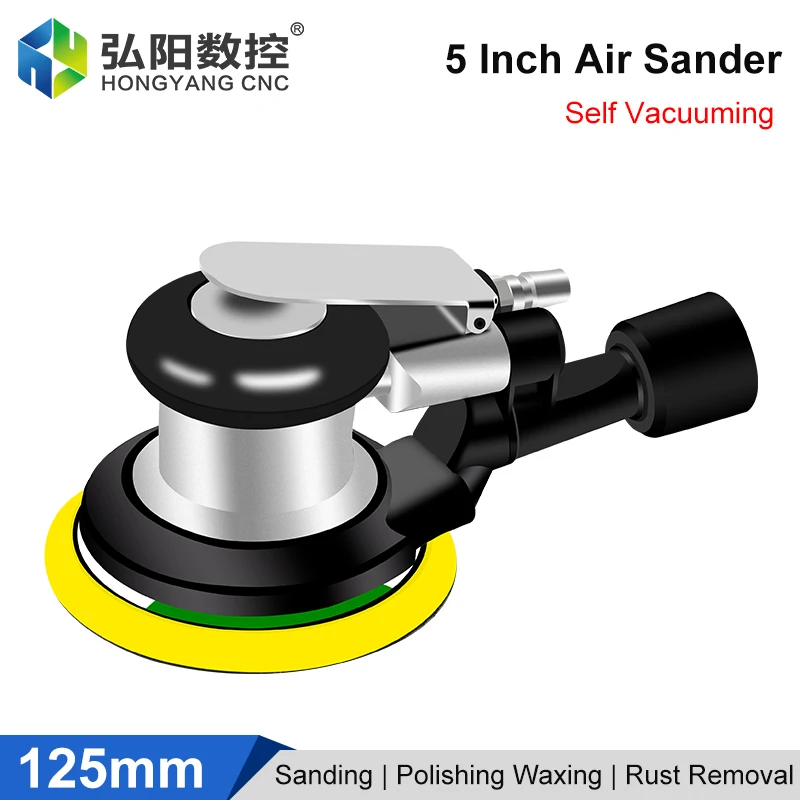 5-Inch-Vacuum-Air-Sander-Air-Grinder-Wood-Polishing-Machine-125mm-Round ...