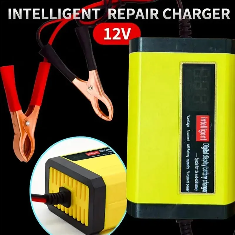 1-Set-12V-2A-Portable-Intelligent-Car-Battery-Charger-The-Car-Battery ...