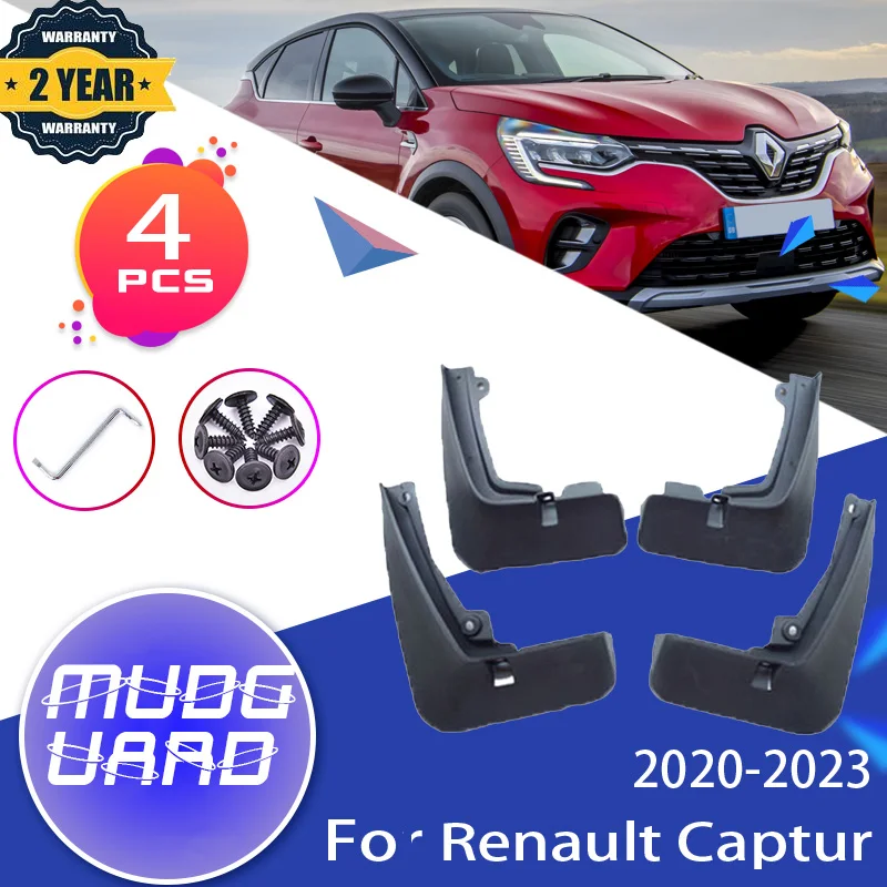 4x Für Renault Captur JB JE 2020 ~ 2023 2021 2022 Zubehör Auto Mudflap ...