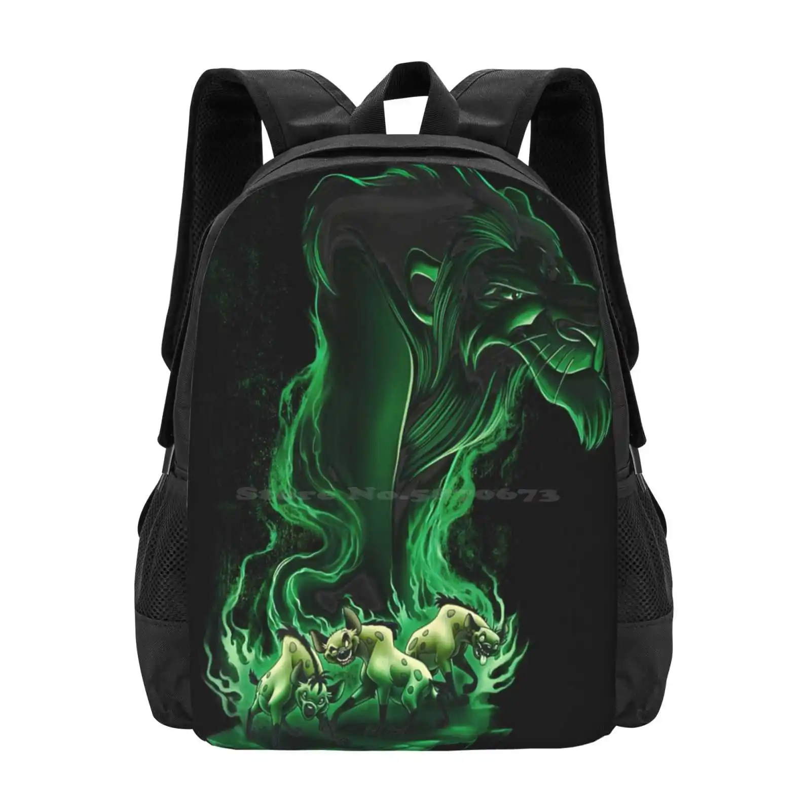 Lion King Scar Smoke Hot Sale Schoolbag Backpack Fashion Bags Lion King ...