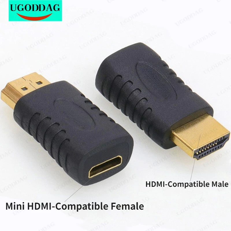 Mini-HDMI-Compatible-Adapter-HD-Male-to-Mini-HD-Female-Converter-for ...