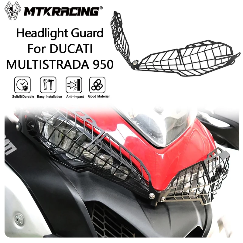 MTKRACING-Headlight-Guard-For-DUCATI-MULTISTRADA-950-2020-2024 ...