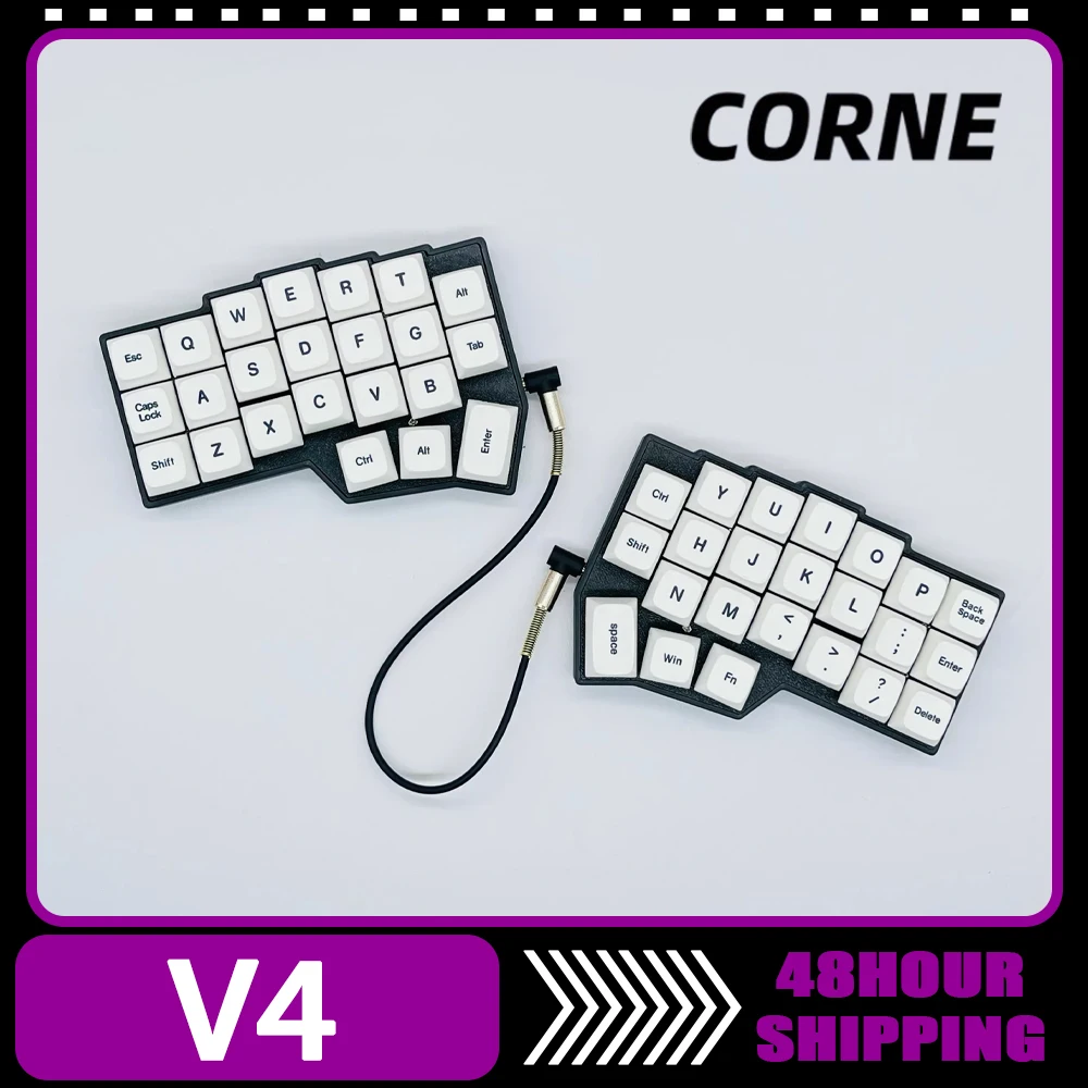 Corne V4 Split Keyboard Kit RGB Hot Swap Ergonomics Left and Right ...