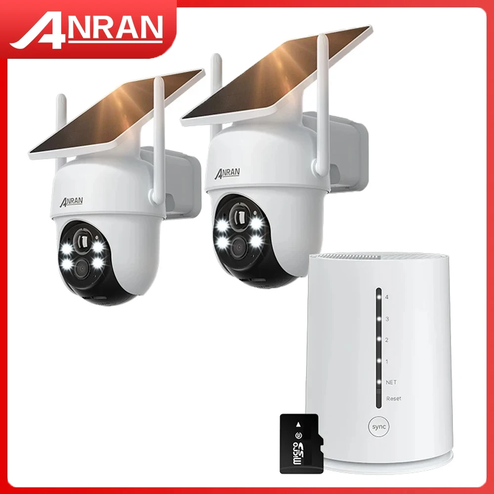 ANRAN-2K-Solar-Camera-Surveillance-Security-System-Outdoor-Wireless ...
