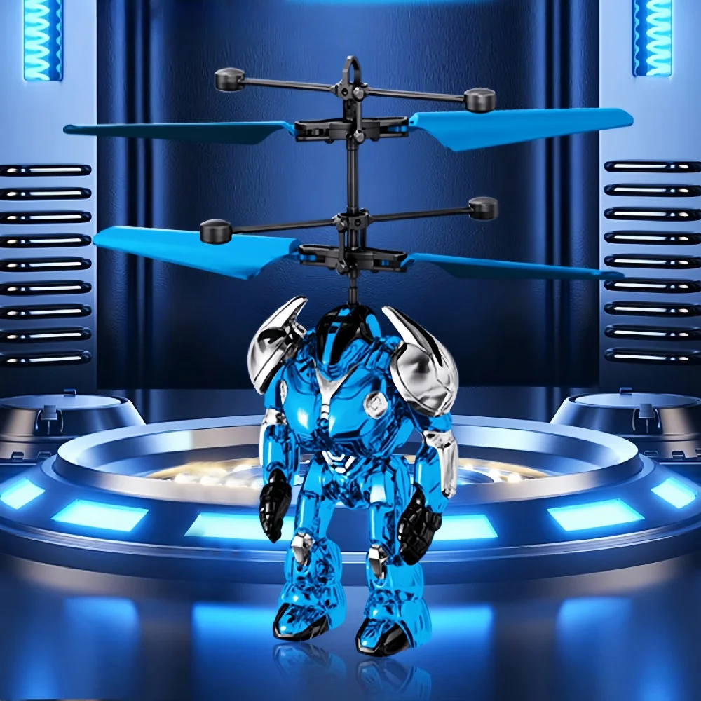 FlyingRobot-luminoso-suspendido-guerrero-Mecha-avi-n-de-juguete-Dron ...
