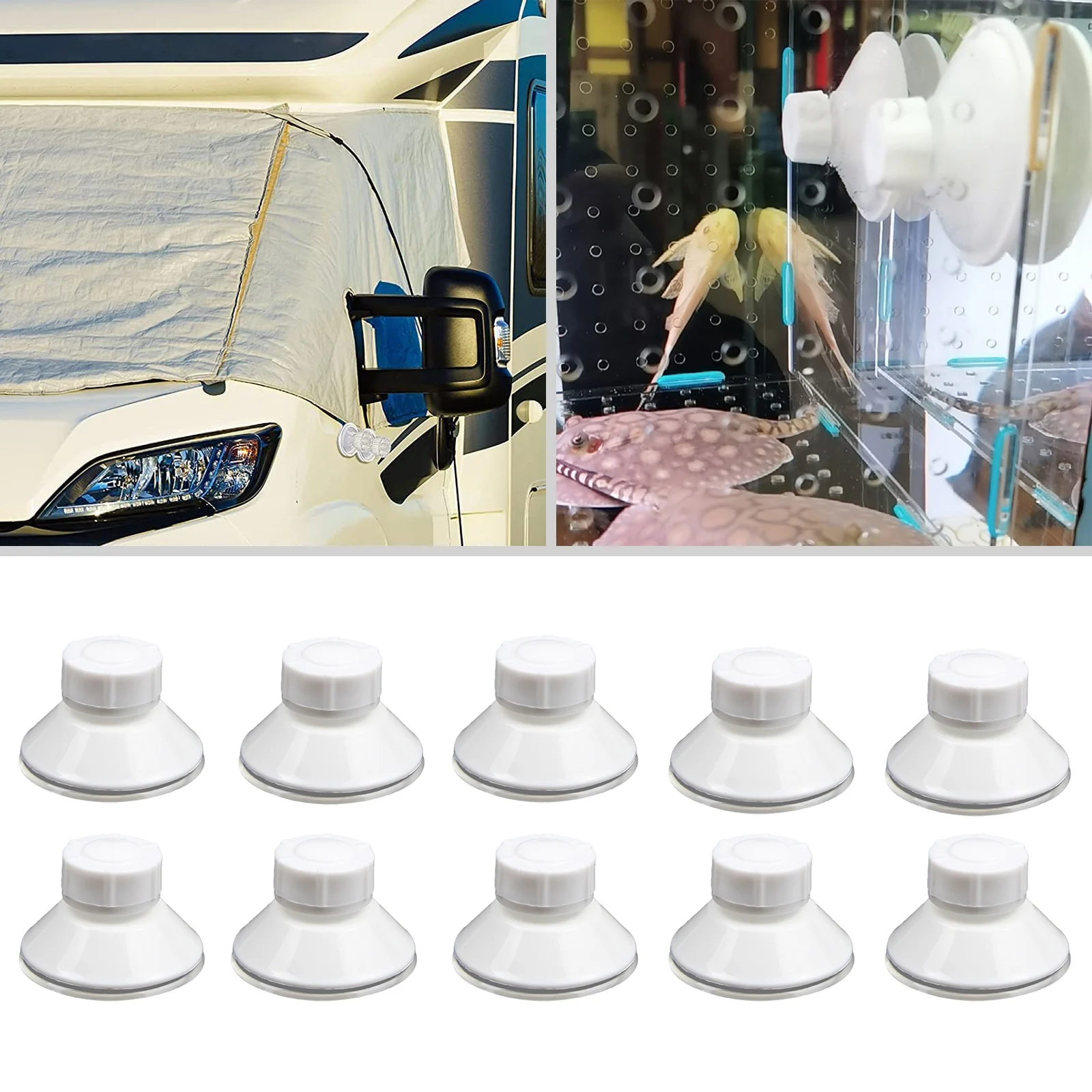 Limpets for Caravan Awning 10pcs High-Grip Van Side Fix Kit Suction ...
