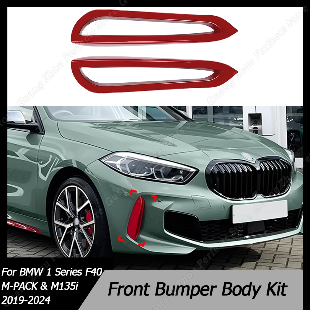 For BMW 1 Series F40 M-PACK & M135i 2019-2024 Red Car Front Bumper ...