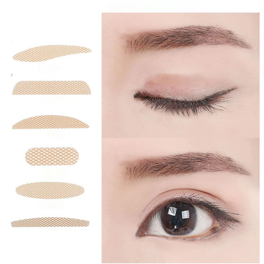 10sheet-Gauze-Lace-Mesh-Invisible-Double-Eyelid-Sticker-Waterproof ...