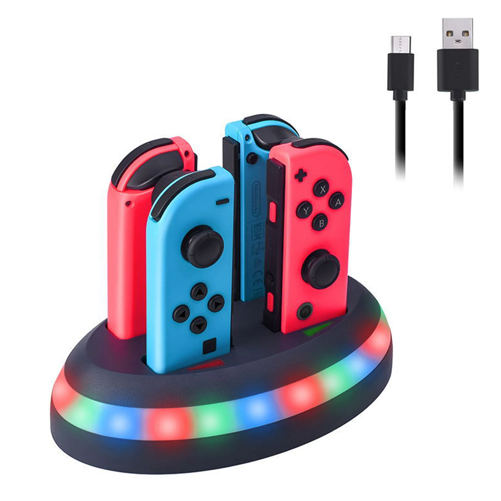 Switch Joy Con Charging Station, Pocket Charger for Nintendo Switch 4 ...