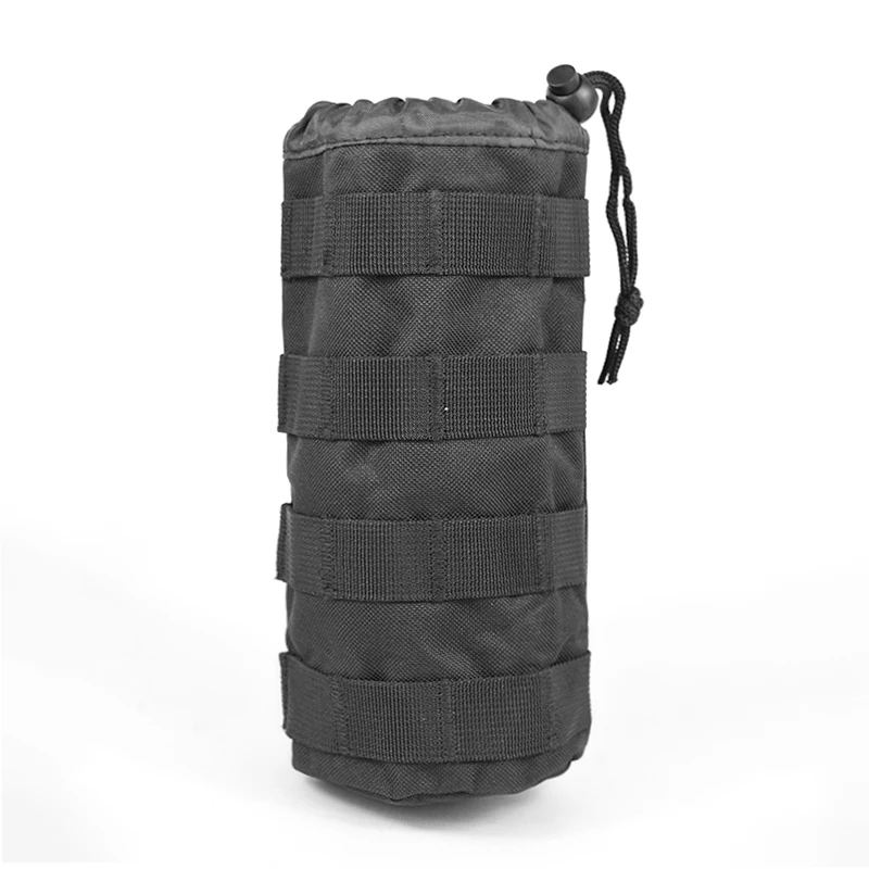 Tactical Water Bottle Bag Multi-Function Outdoor Adjustab Drawstrin ...