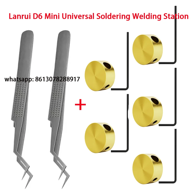 Lanrui D6 Red Flame Mini Universal Soldering Welding Station MECHANIC ...