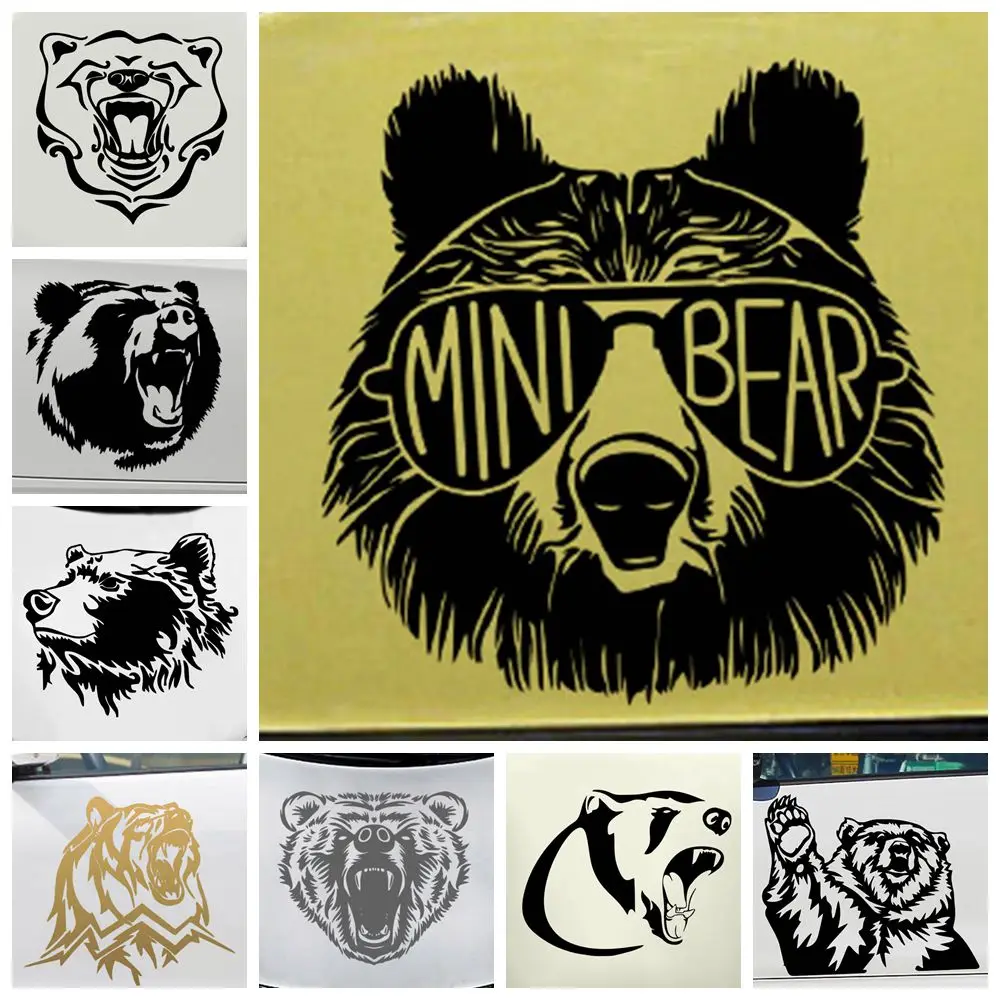 Colorful-Bear-Car-Stickers-Hood-Tailgate-Side-Window-Decal-Sticker ...