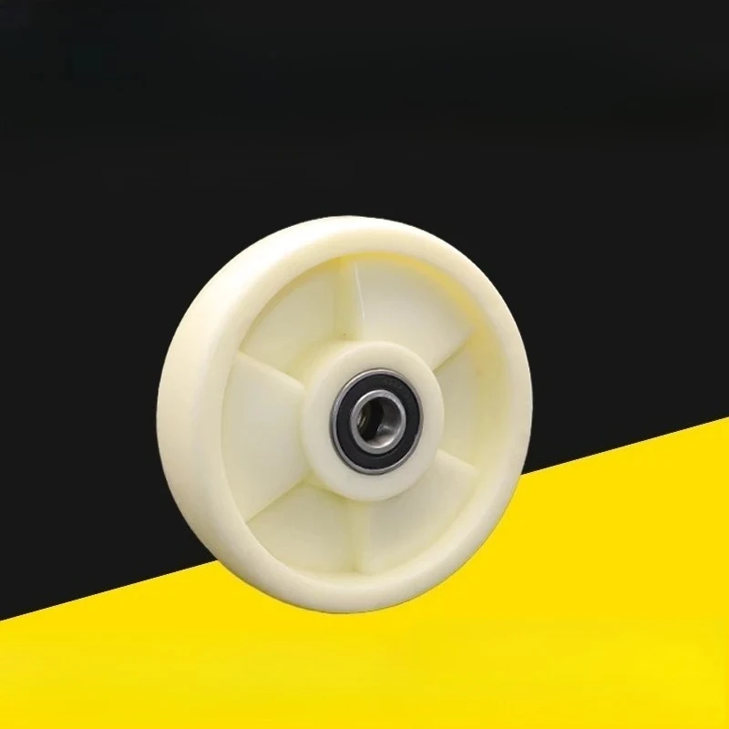 7-inch nylon double bearing forklift large wheel 1850 manual hydraulic ...