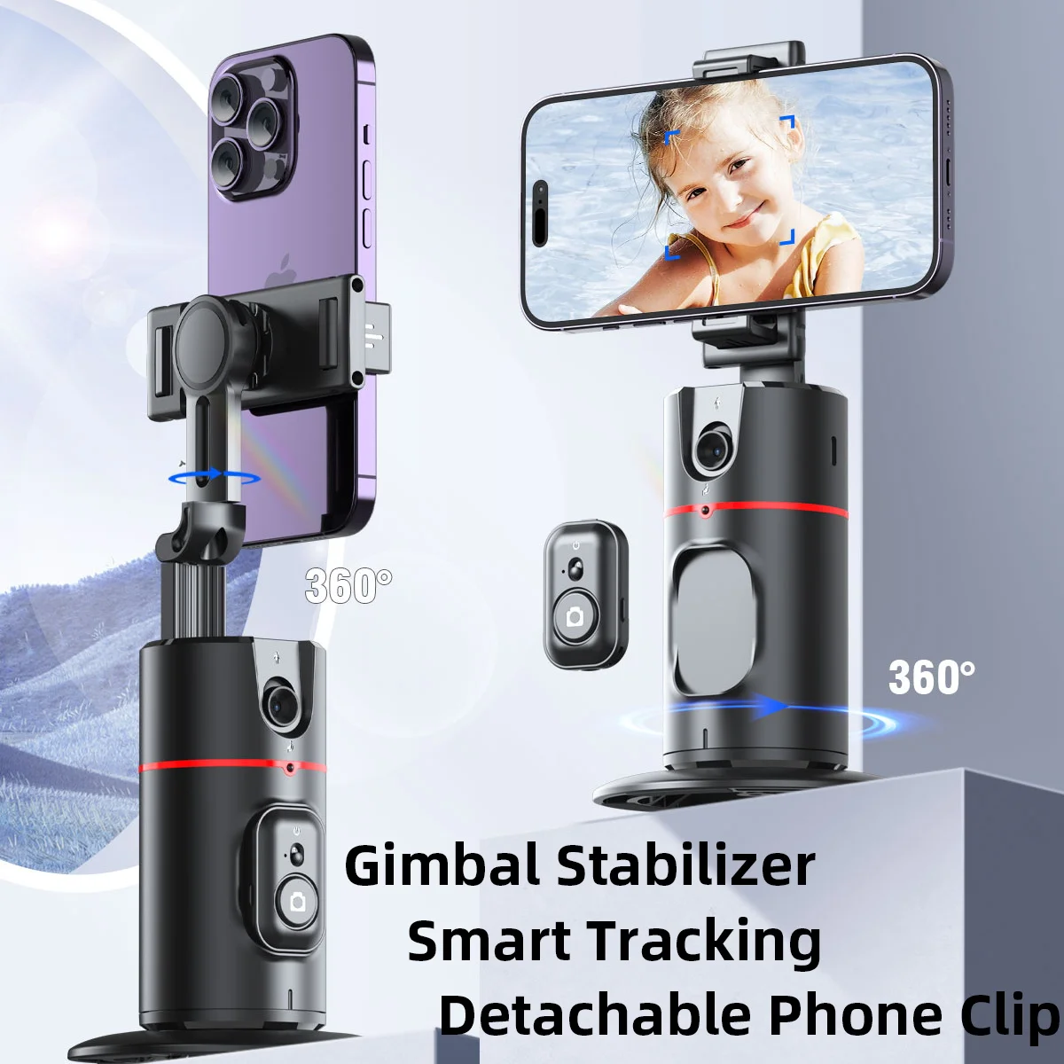 Smart-Facial-Tracking-Stabilizer-Destac-vel-Phone-Clip-Fill-Light ...