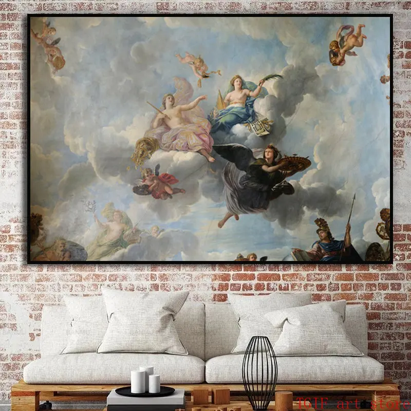 Famous-Painting-Western-Angel-Cloud-The-Royal-Magnificence-Oil-Canvas ...