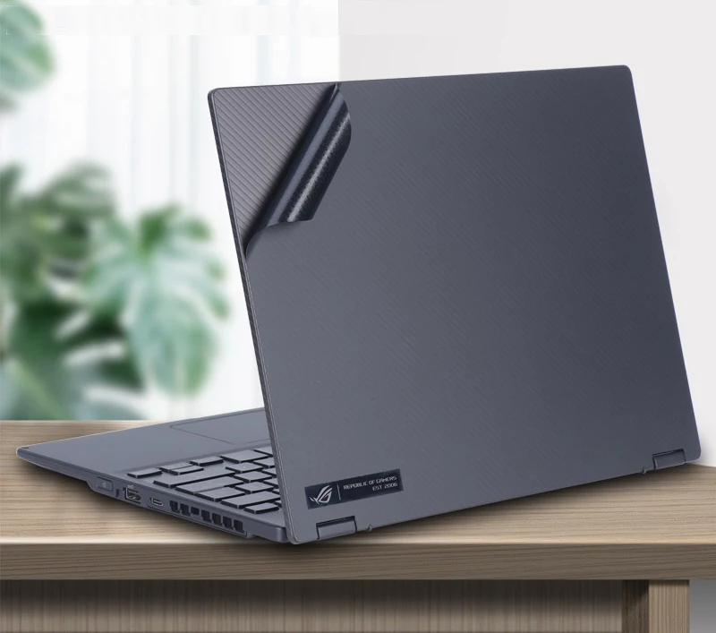 KH 블랙 매트 스티커 스킨 프로텍터 커버, Asus ROG Flow X13 GV301, Zephyrus G14 GA401 ...