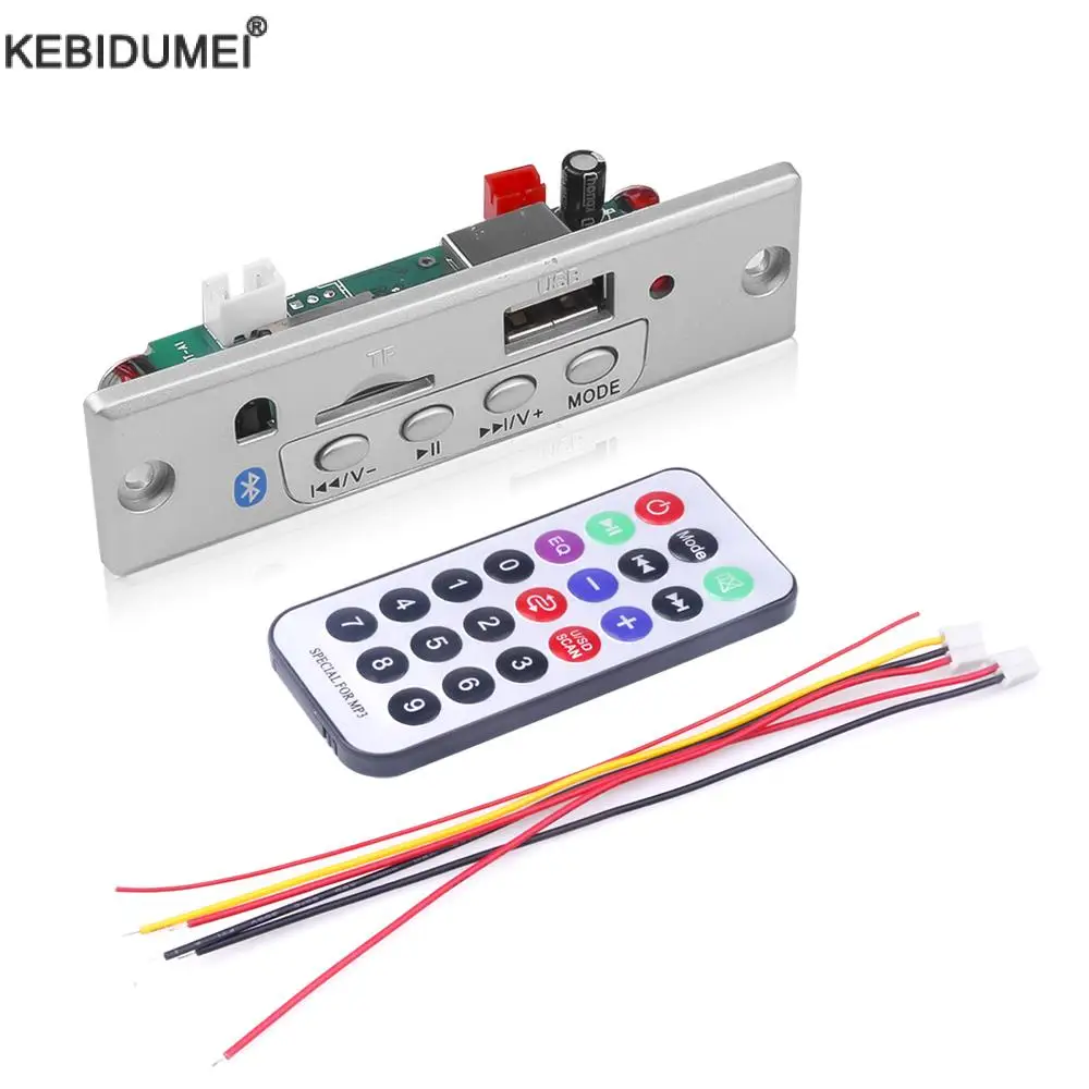 DC-12V-Bluetooth-5-0-MP3-Player-Decoder-Board-USB-TF-Radio-AUX-Module ...