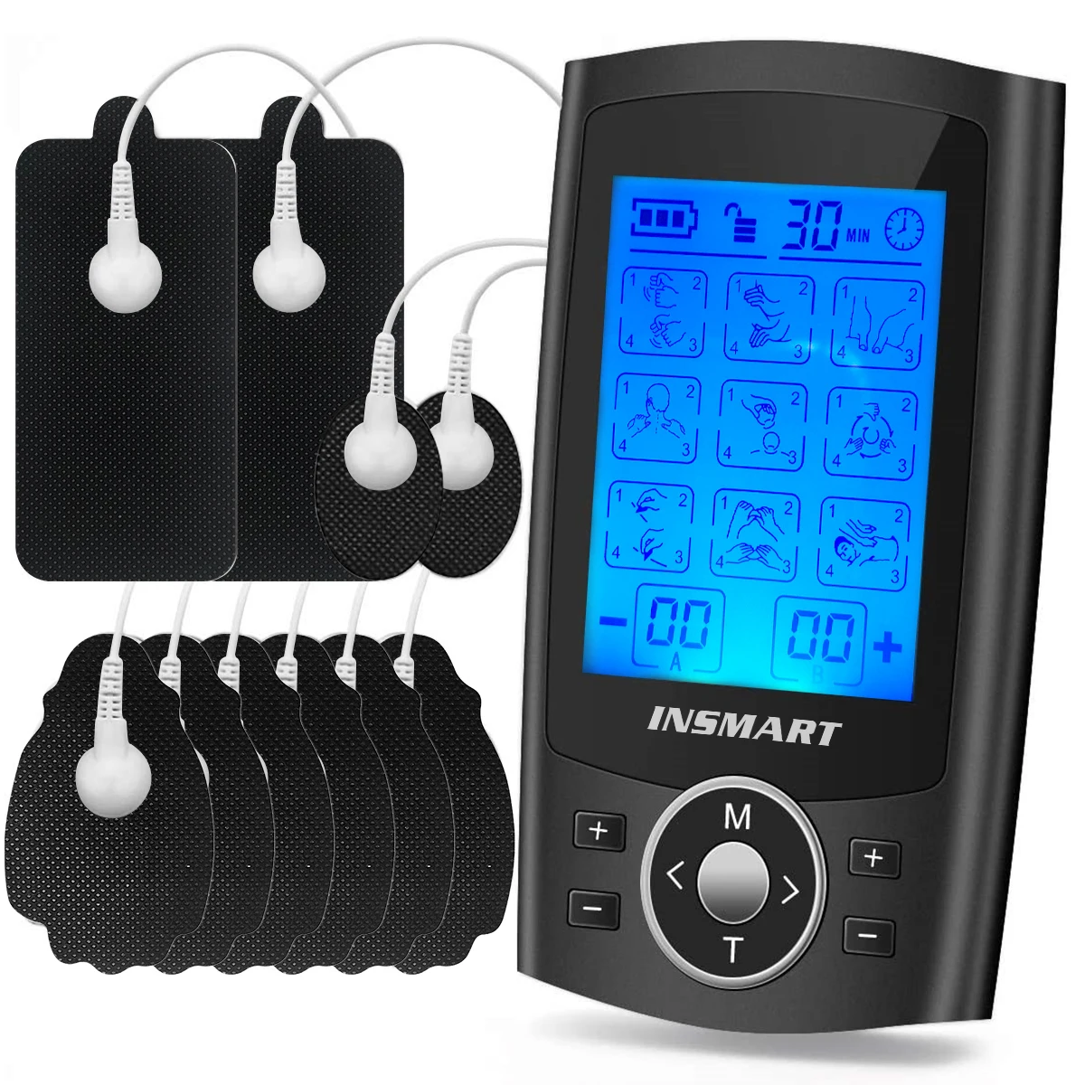 EMS-TENS-Muscle-Electrostimulator-Tens-Unit-Low-Frequency-Pulse-Body ...