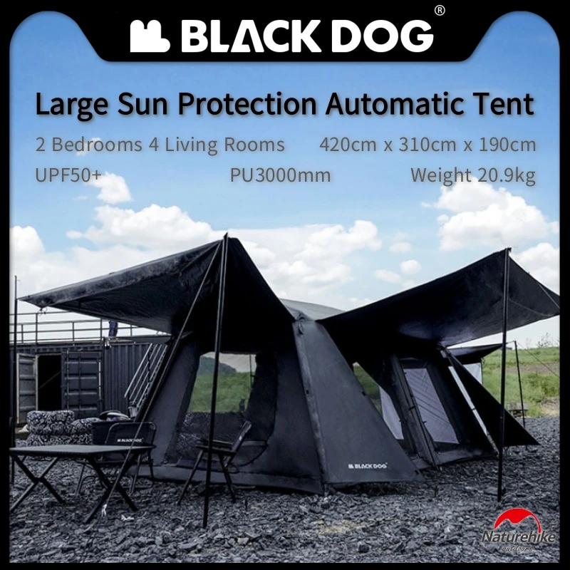 Naturehike-Blackdog-Large-Automatic-Tent-2-Bedrooms-1-Living-Room ...