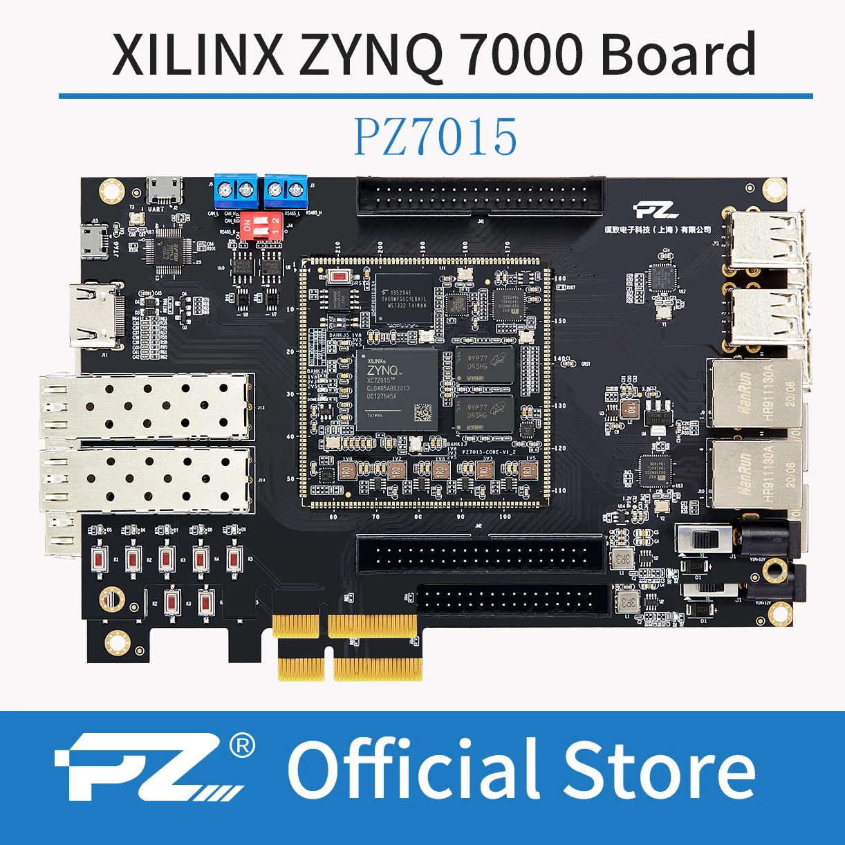 Puzhi-7015-Evaluation-Kit-Xilinx-Zynq-7000-SoC-XC7Z015-FPGA-Core-Board ...