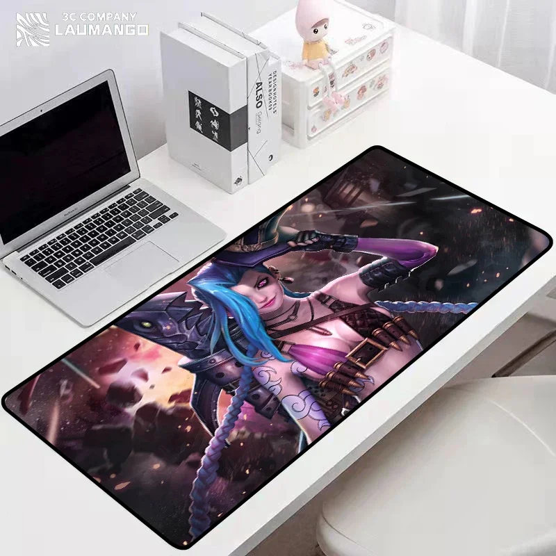 Large-Mouse-Pad-Xxl-League-of-Legends-Jinx-Gamer-Keyboard-Mat-Desk ...