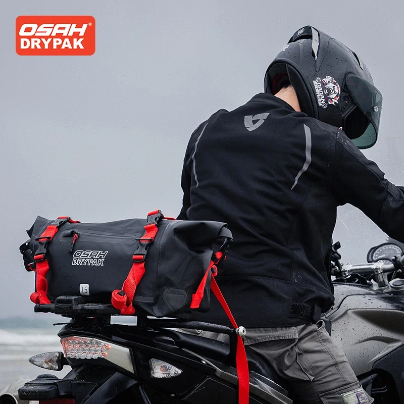 OSAH-15L-Motorcycle-Rear-Seat-Bag-Tail-Bag-Helmet-Bag-PVC-Waterproof ...