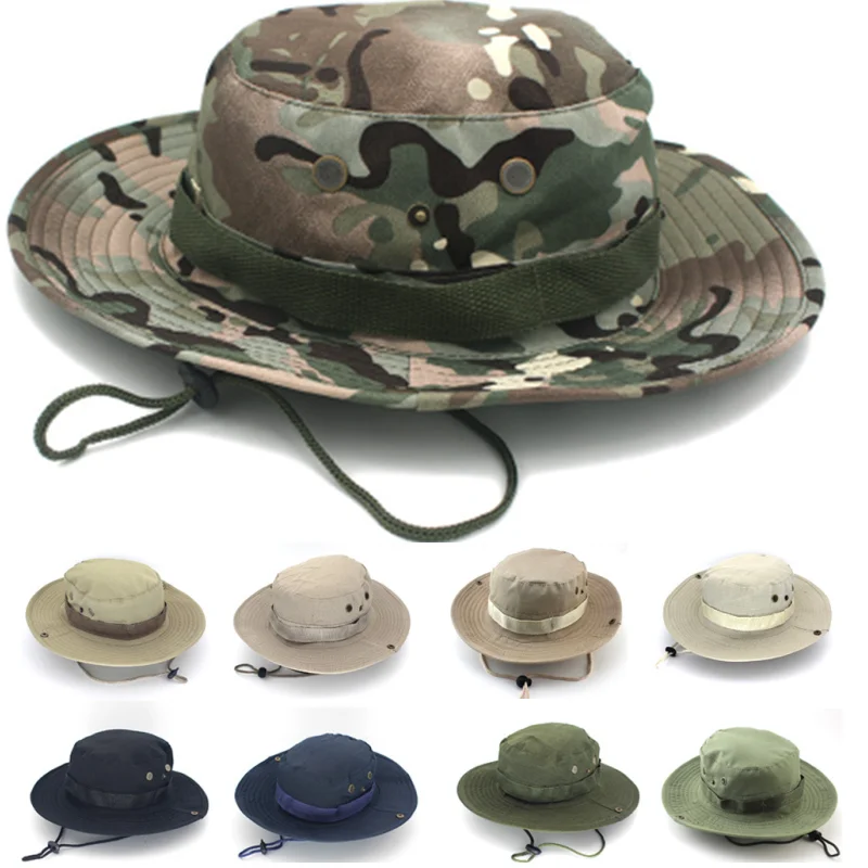 Sunscreen Boonie Hat Tactical Military Summer Sun Protection Cap ...