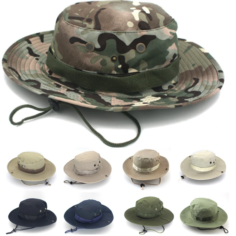 Sunscreen Boonie Hat Tactical Military Summer Sun Protection Cap ...