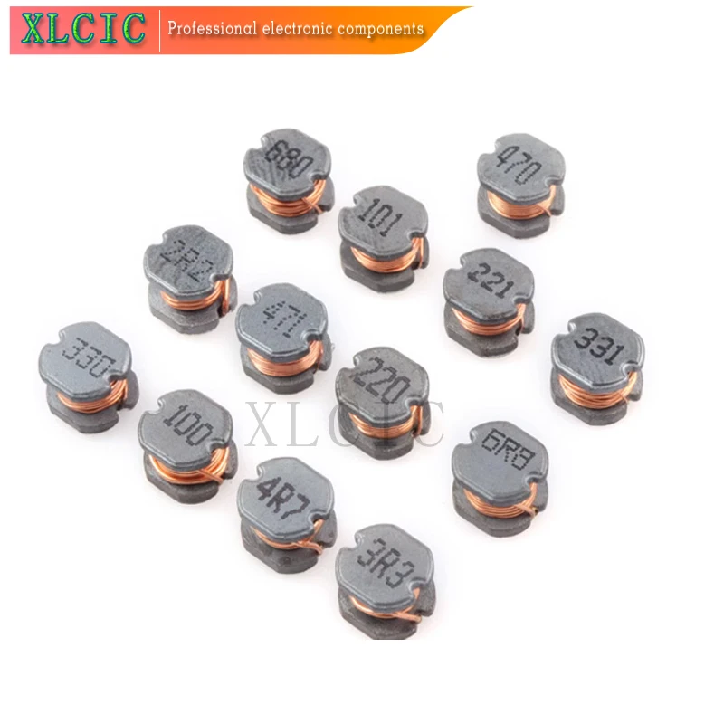10pcs CD32 CD43 CD54 CD75 smd patch power inductor 10UH/4.7/100/101/221 ...