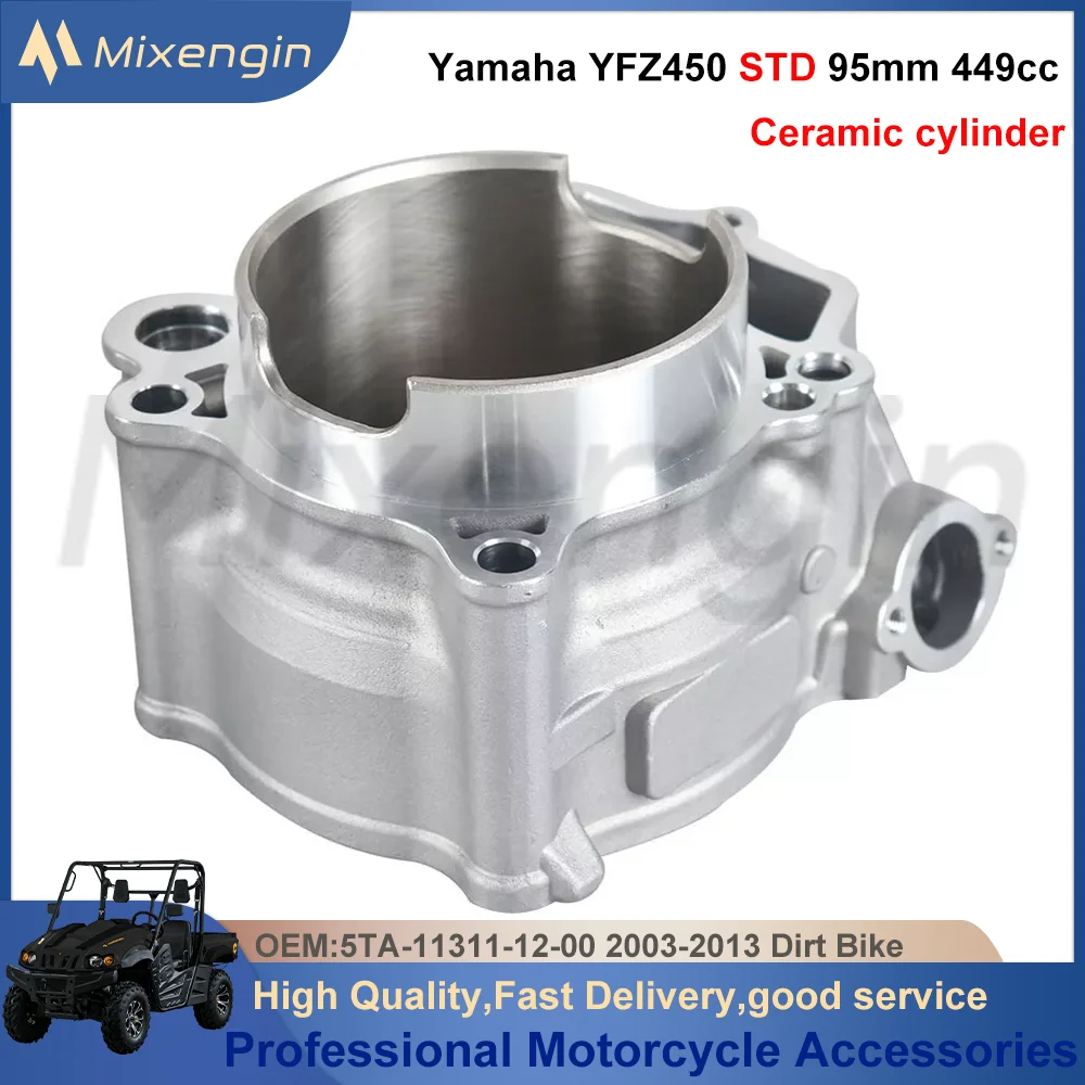 STD 95mm 449cc Motorcycle Engine Parts Ceramic Cylinder Block For ...