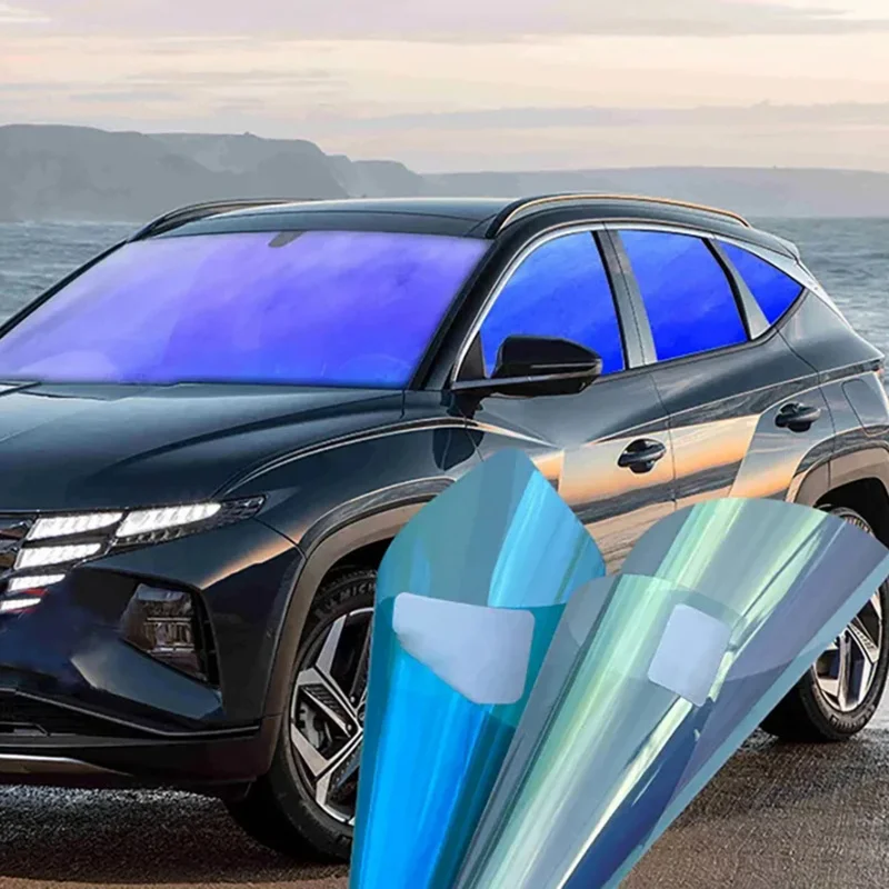 50cm-Width-and-Blue-Purple-Chameleon-Window-Tint-Light-Blue-Chameleon ...