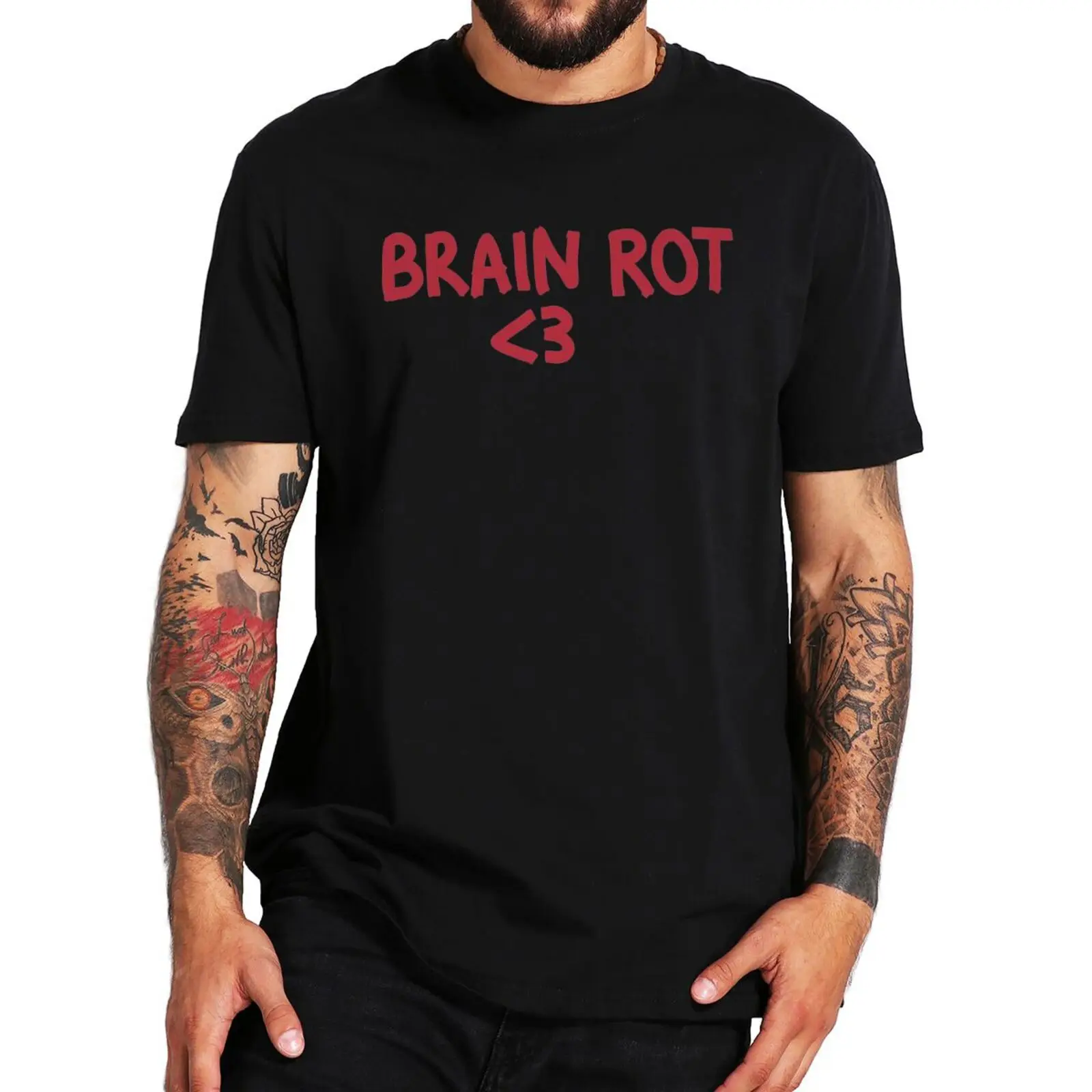 I-Love-Brain-Rot-T-Shirt-Retro-Brainrot-Meme-Y2k-Trend-T-shirts-For-Men ...