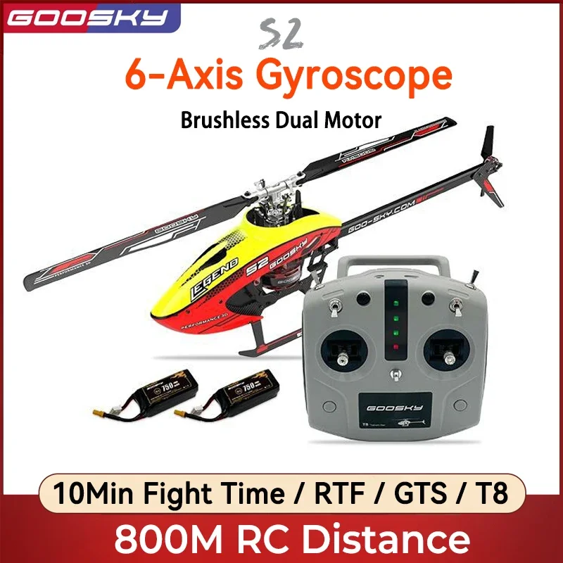 Goosky-S2-BNF-RTF-3d-RC-Helicopter-6ch-6-Axis-Gyroscope-3D-Flybarless ...