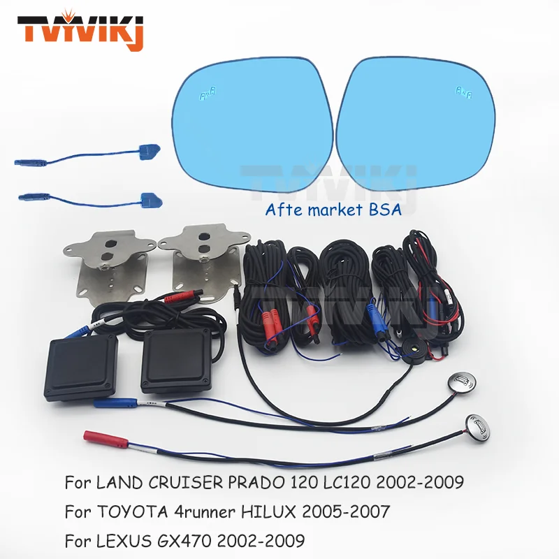 Side-Rearview-Mirror-Blue-Glass-Lens-Blind-spot-detection-assist-For ...