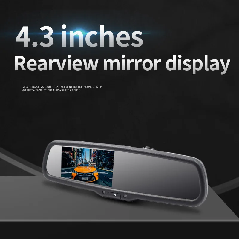4-3-Inch-LCD-TFT-Mirror-Screen-Car-Monitor-Mirror-Reversing-Parking ...