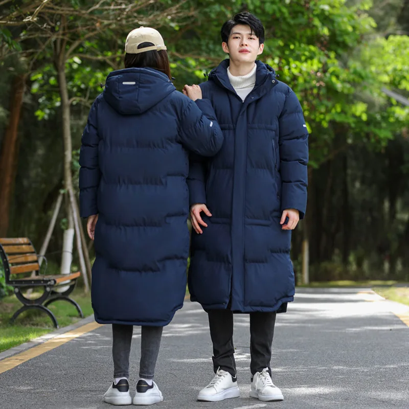 2024-Korean-Warm-Hiking-Down-Men-s-Women-Long-Jacket-Windproof-Cotton ...